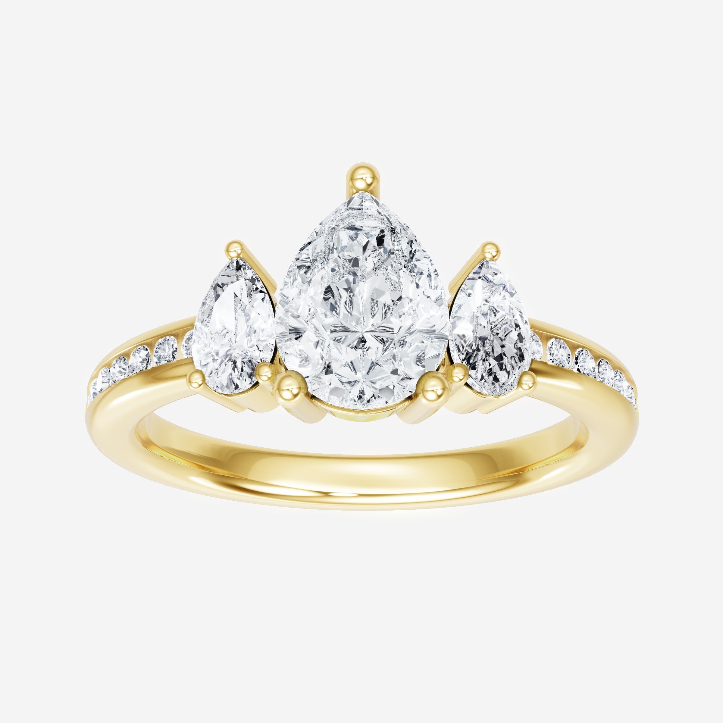 Pear Victrorian Charm Ring – Shop QSE