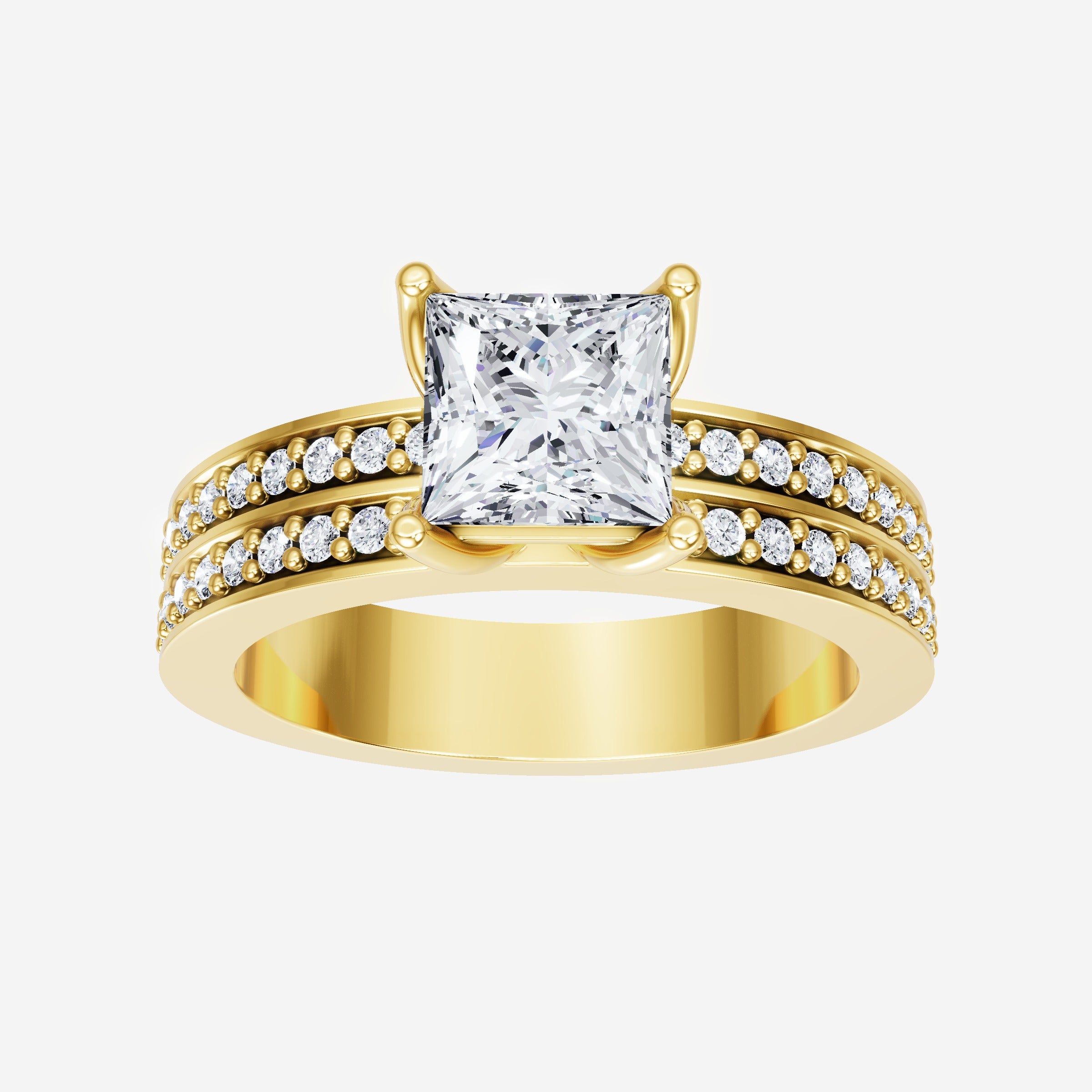 Cushion Enchanted Waves Ring