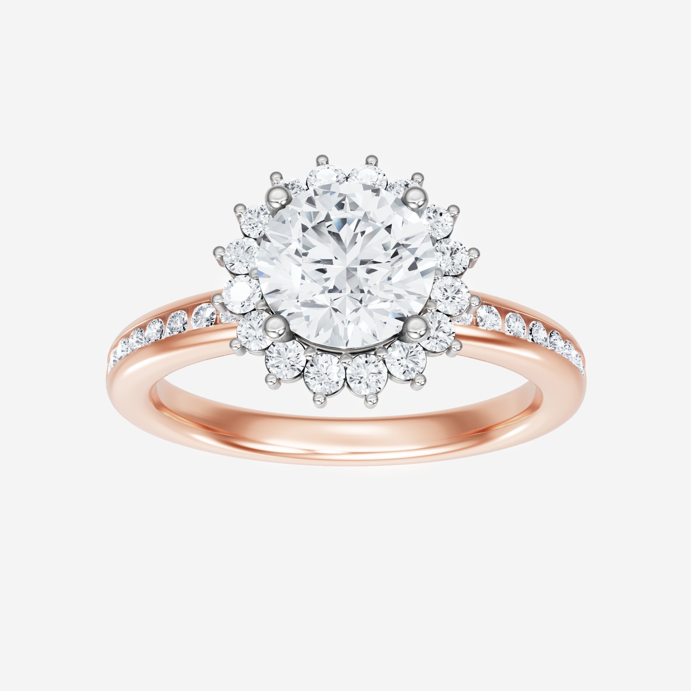 Round Timeless Micro Halo Ring – Shop QSE