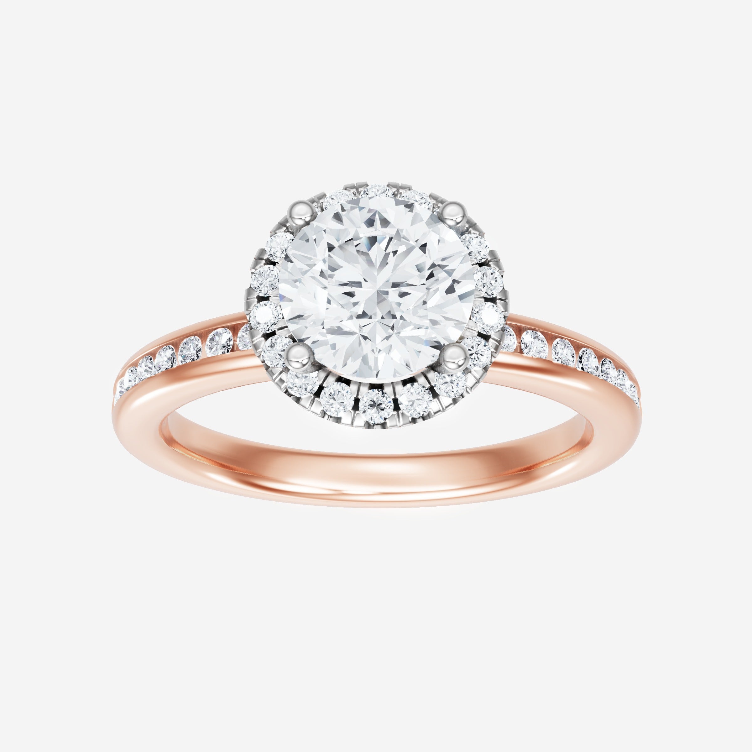 Round Timeless Micro Halo Ring – Shop QSE